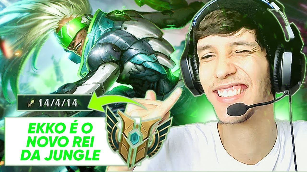 EKKO é o NOVO REI DA JUNGLE! EKKO JG ESTÁ FREE PDL! *14/4/14* - League ...