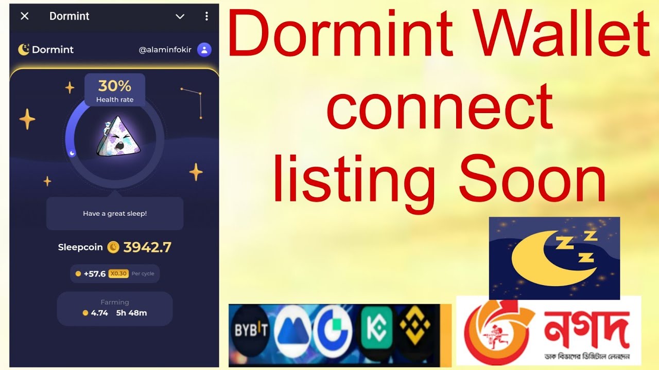 Dormint Wallet Connect -Dormint listing Soon! Dormint new income tricks ...