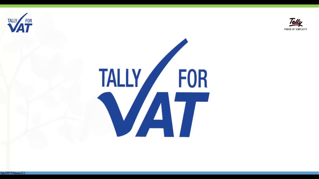 Getting Started With GCC VAT Using Tally.ERP 9 - YouTube