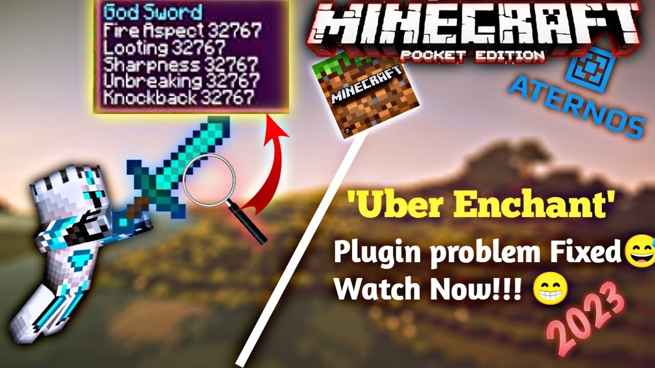 😱'Uber Enchant' Plugin Fixed In Aternos 2023 | Aternos | Minecraft | Hindi | Mcpe Galaxy Gamer ...