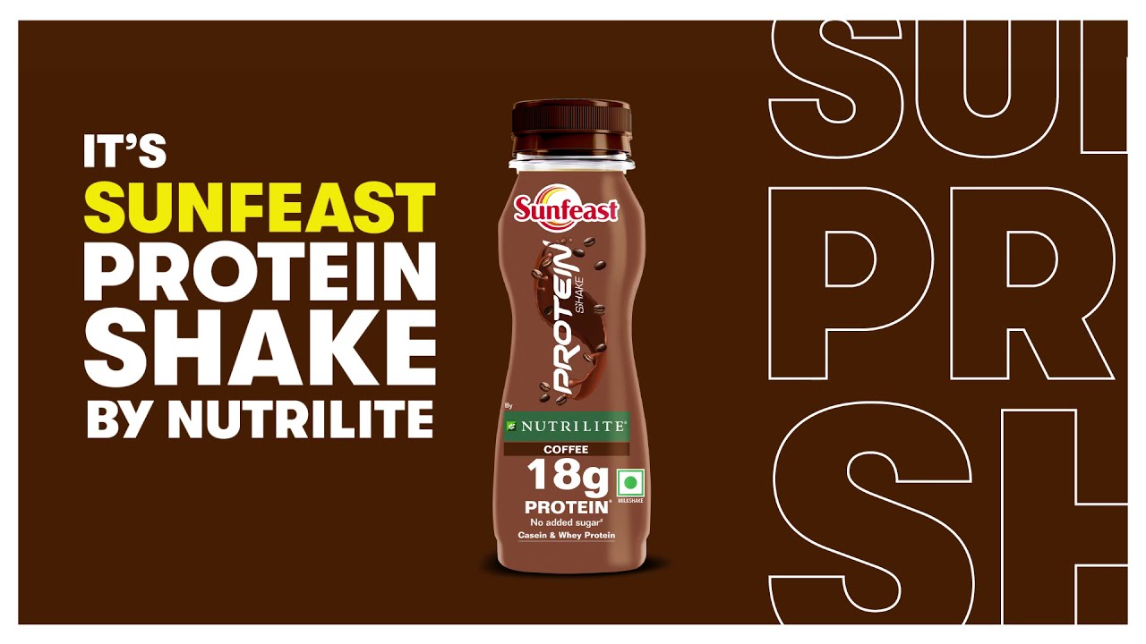 Sunfeast Protein Shake by Nutrilite | #NUTRIBEV - YouTube