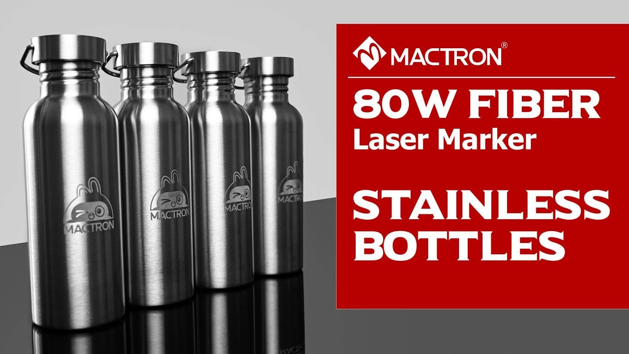 Mactron Laser | MOPA 80W 3D Laser Marking Machine for Bottles - YouTube