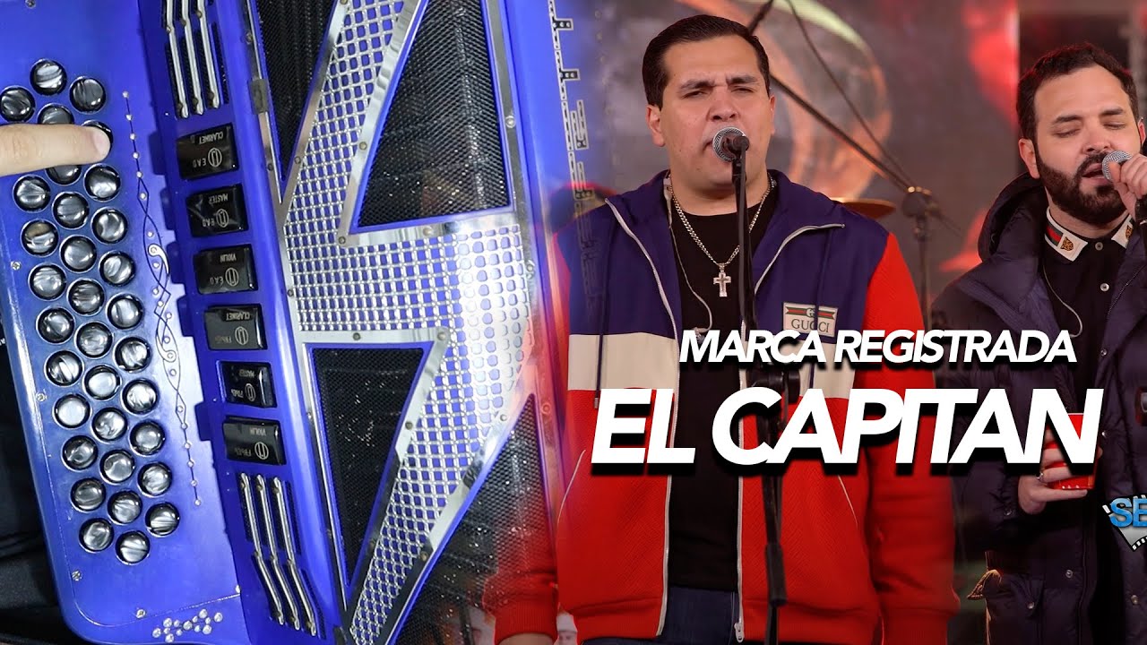 El Capitan - Marca Registrada (ACORDEON TUTORIAL CON ADORNOS) - YouTube