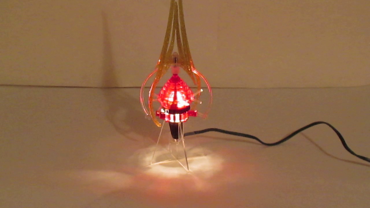 Merry Glow Atomic Tree Topper - YouTube