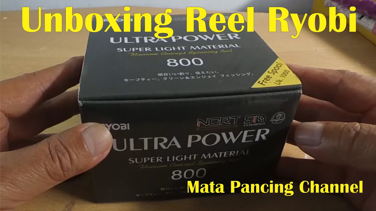 Unboxing Reel Ryobi Ultra Power 800 - YouTube
