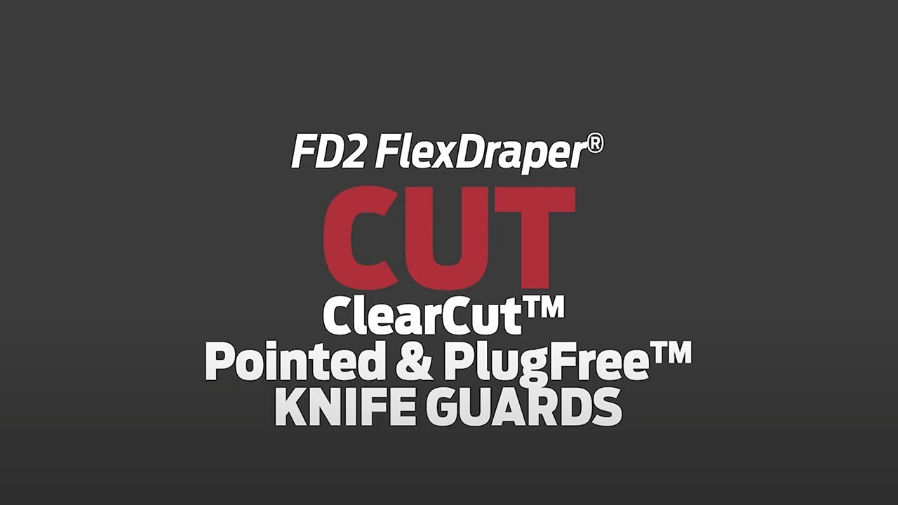 MacDon FD2 Series FlexDraper® | CUT | Knife Guards - YouTube