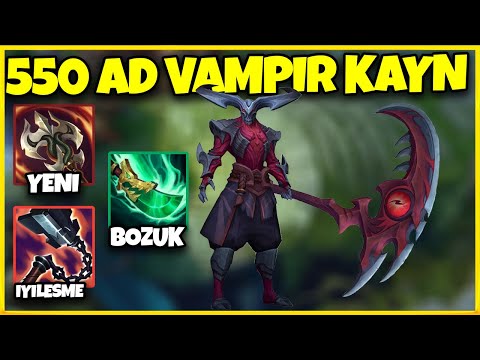 S13 Darkin Çağı Başlıyor! Vampir Darkin Kayn 550 AD Q Skili 1.5 Saniye Bekleme Süresi 😮