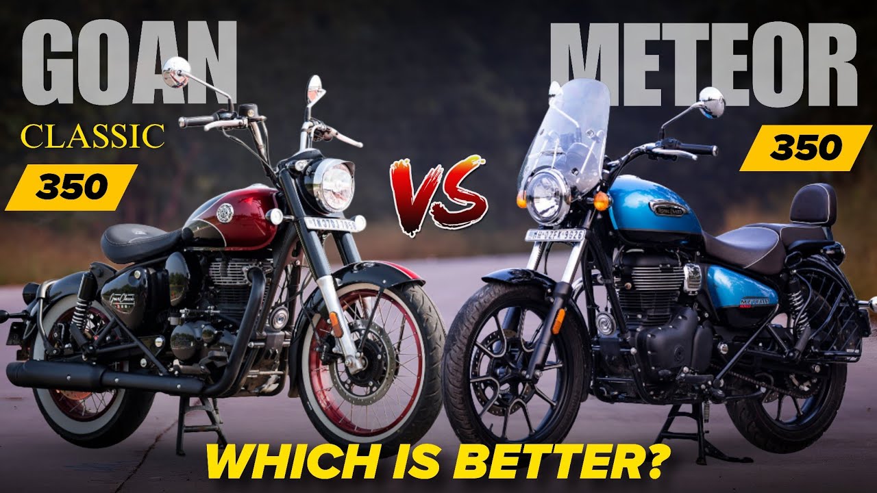 New Royal Enfield Goan Classic 350 vs Meteor 350 | In-Depth Comparison ...