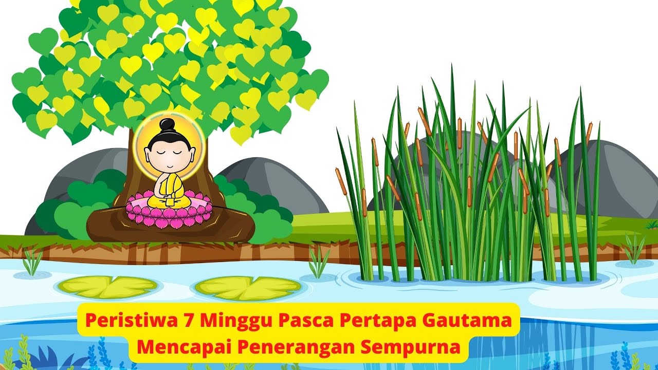 "Peristiwa 7 Minggu Pasca Pertapa Gautama Mencapai Penerangan Sempurna ...