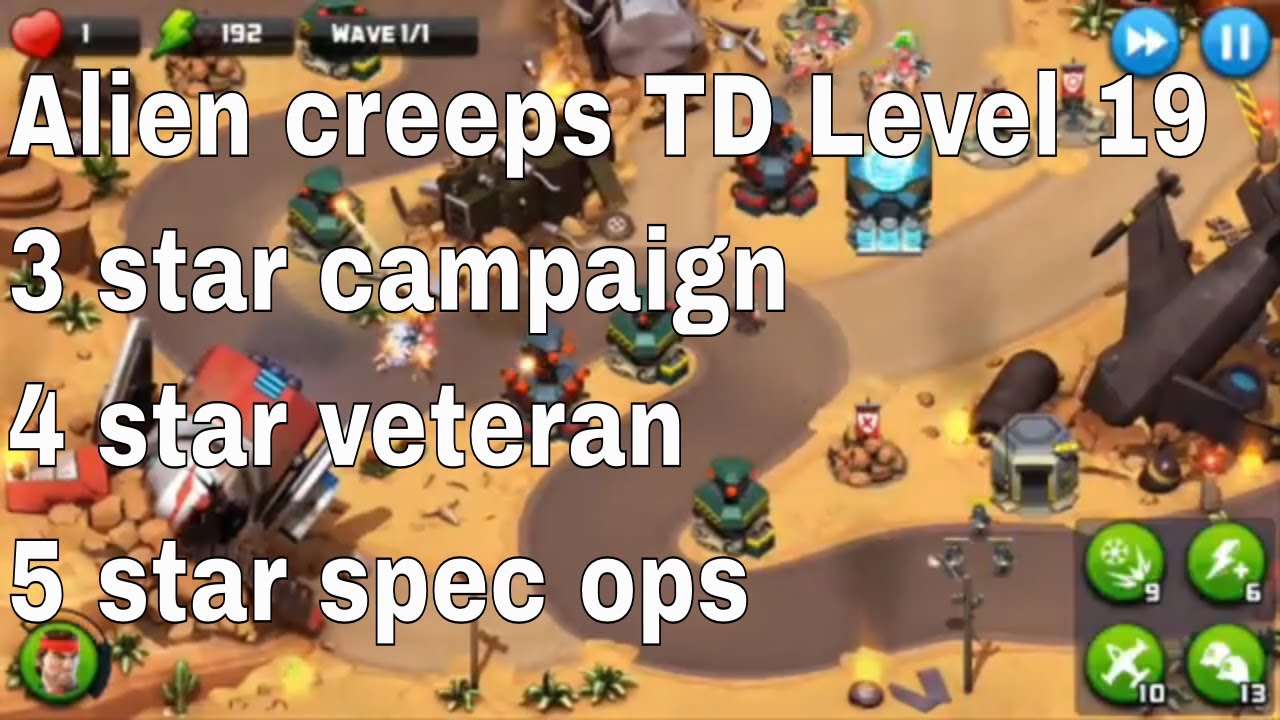 Alien Creeps TD Level 19 Without Any Extra Hero - YouTube