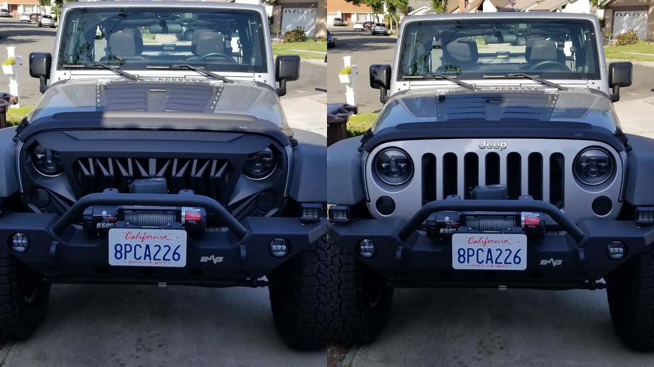 To Angry Eye Or Not To Angry Eye That Is The Jeep Question - YouTube