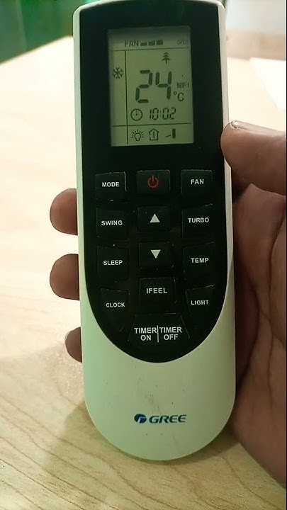 Gree DC Inverter AC Powerful Cooling Setting | Gree Ac Remote Setting| #shorts #airconditioner ...