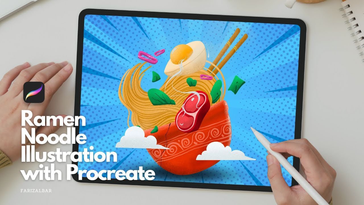 Ramen Noodle | Illustration with Procreate - YouTube