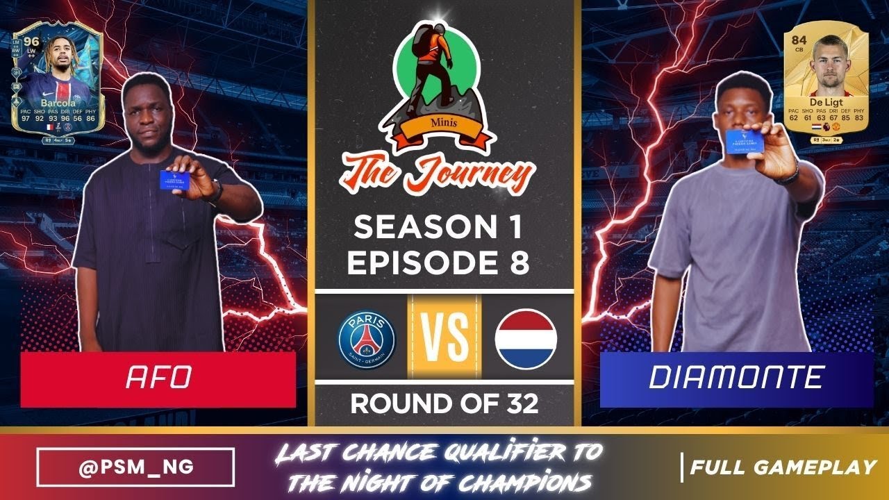 Diamonte vs Afo | The Journey Minis S01E08 | Round Of 32! - YouTube