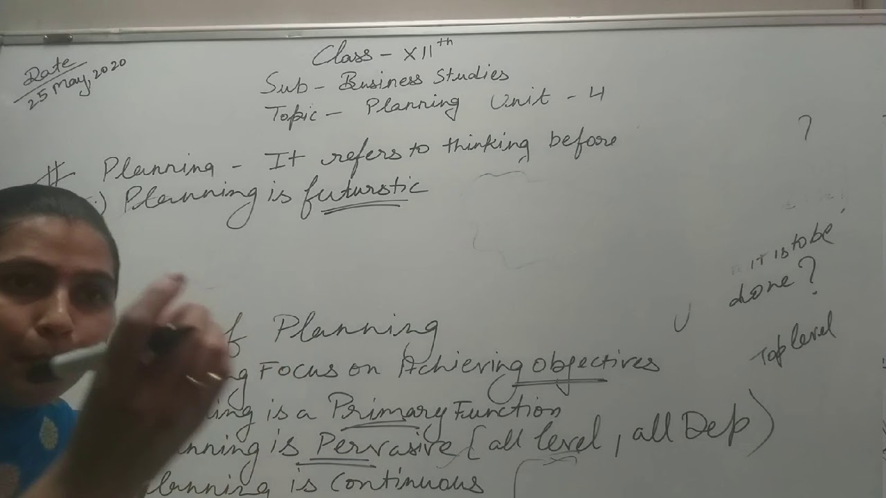 Class 12th planning part 1 - YouTube