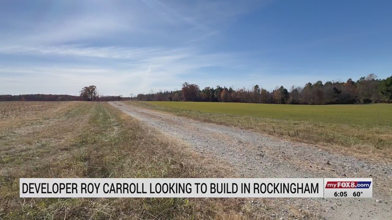 Developer Roy Carroll looking to build in Rockingham County - YouTube