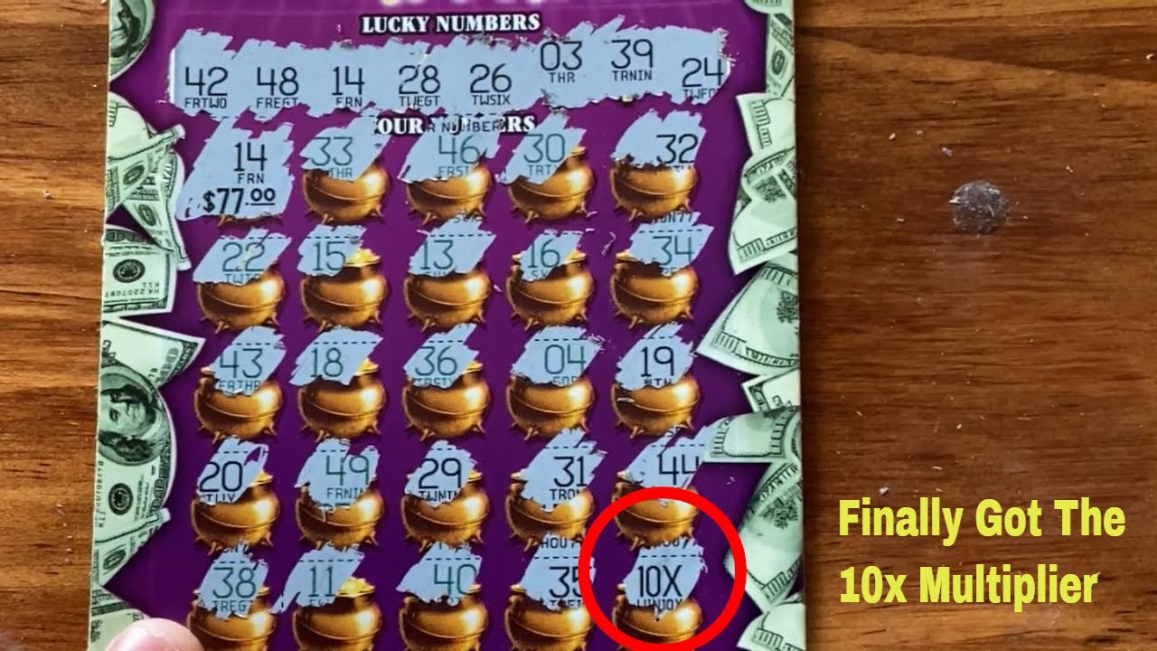 VA Scratch King #42 - 10X Multiplier = Nice Win! - YouTube