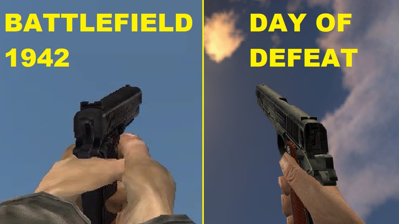 Battlefield 1942 VS Day Of Defeat | Weapon Reload Comparison - YouTube