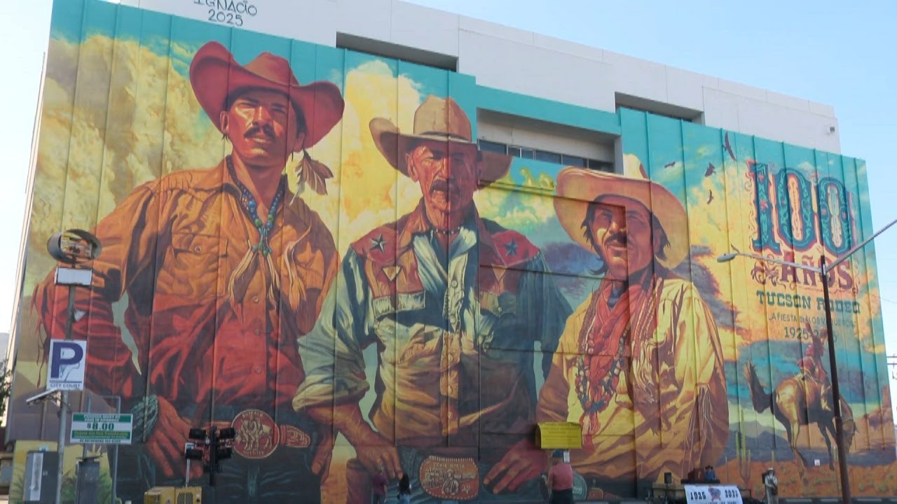 Mural unveiled to help celebrate 100th anniversary of Tucson Rodeo ...