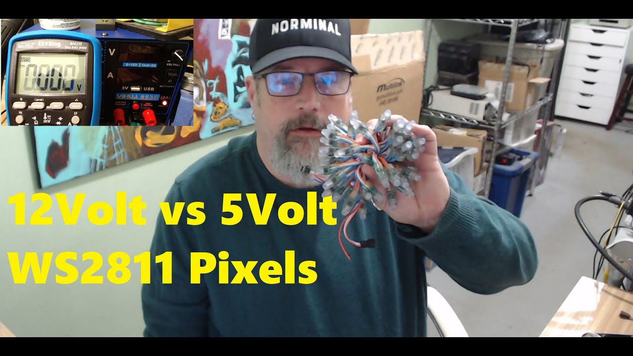5V vs 12V WS2811 Current draw comparison - YouTube