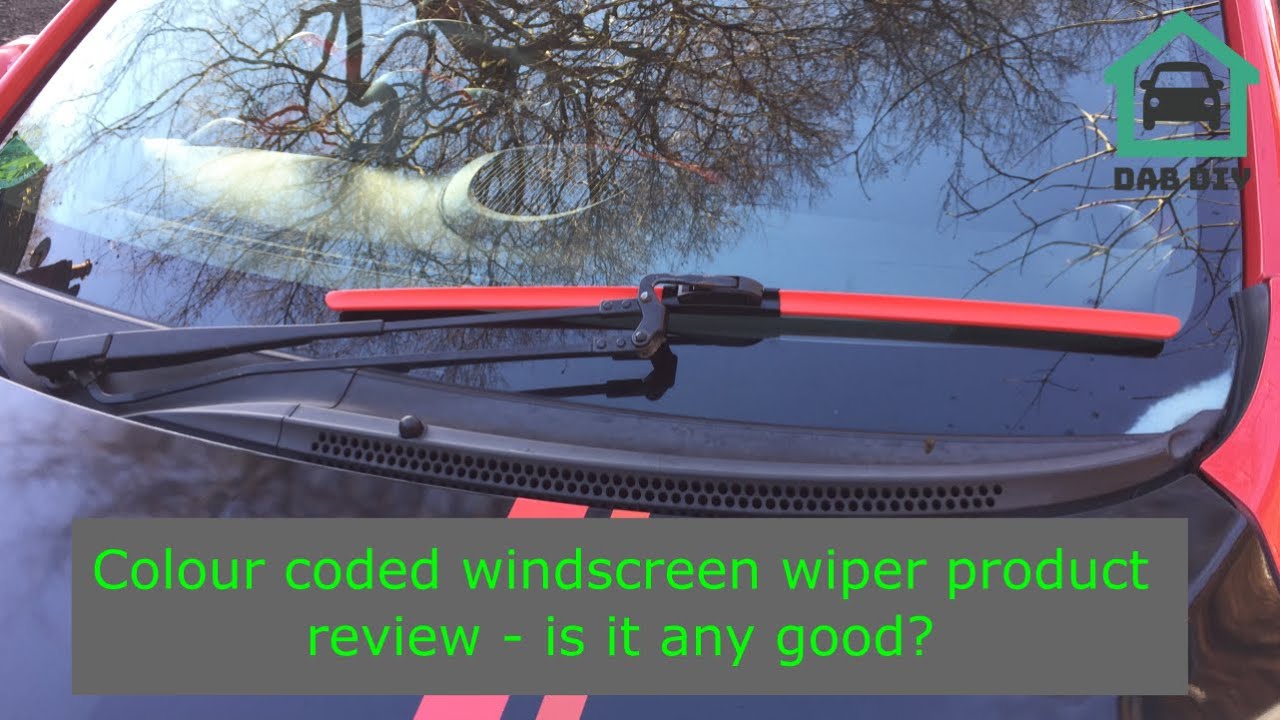 Colour coded windscreen wiper product review - is it any good? - YouTube