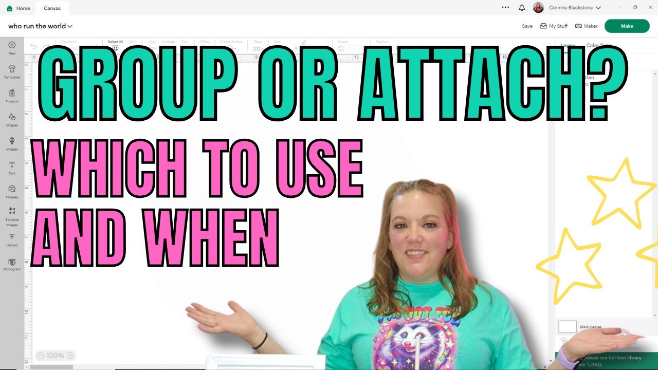 5 Common Cricut Mistakes You're Making with Attach vs Group - YouTube