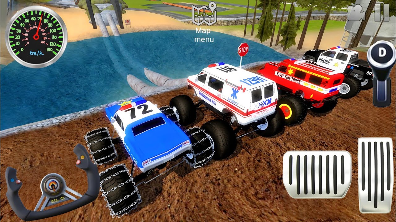 Field Road 5 Player Truck Racing Gaming Video For Us - Offroad Outlaws ...