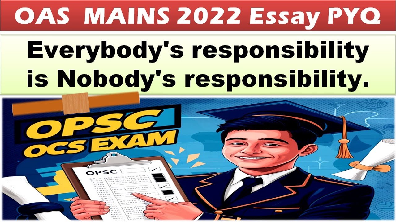 Essay_OCS Mains 2022//Solutions & Analysis 😊👍 - YouTube