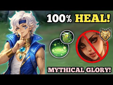 SORA 100% HEAL VS. ESMERALDA! (mythical glory!👻) SORA BEST BUILD 2026 -MLBB
