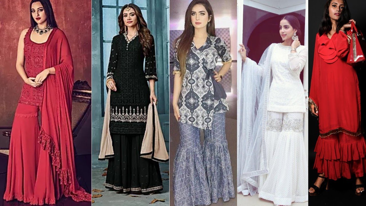 New Sharara suit design collection 2020- 2021 - YouTube