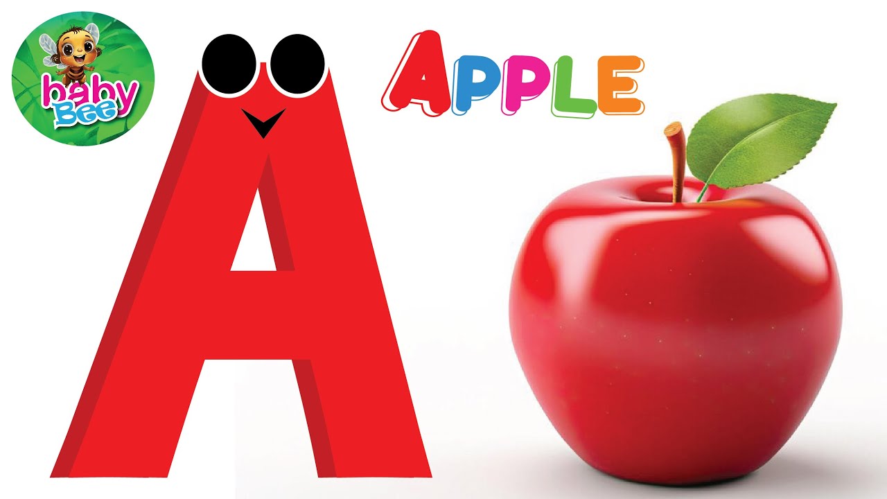 ABCDE Video | English Alphabet | A for Apple a a Apple | ABC SONG'S | A ...