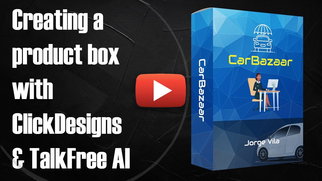 Creating Product Box with ClickDesigns and TalkFree AI - YouTube