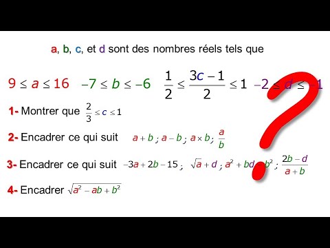 EXERCICE SUR L'ORDRE ENCADREMENT NIVEAU 3AC ET TC SCIENCE - YouTube