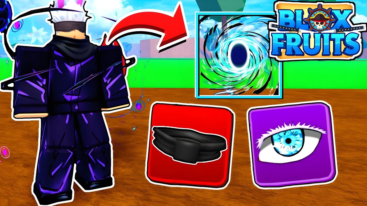 SATORU GOJO NO ROBLOX BLOX FRUITS! - YouTube