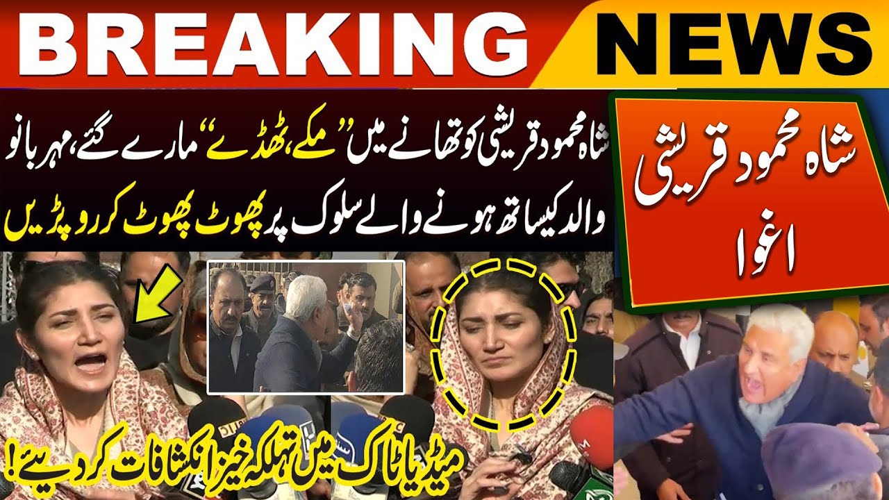 Shah Mehmood Qureshi Daughter Mehar Bano Shocking Media Talk #pti - YouTube