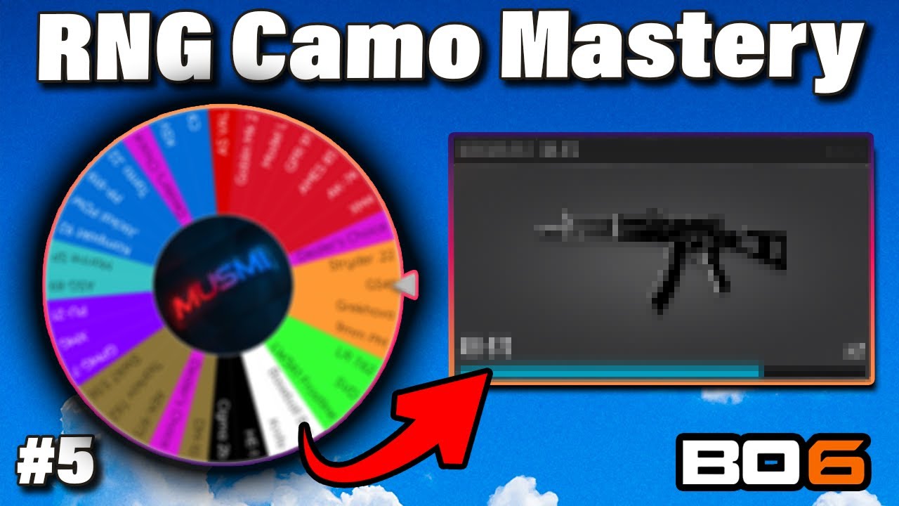 The RNG Wheel FINALLY gave me a good weapon to get Gold Camo on! - YouTube