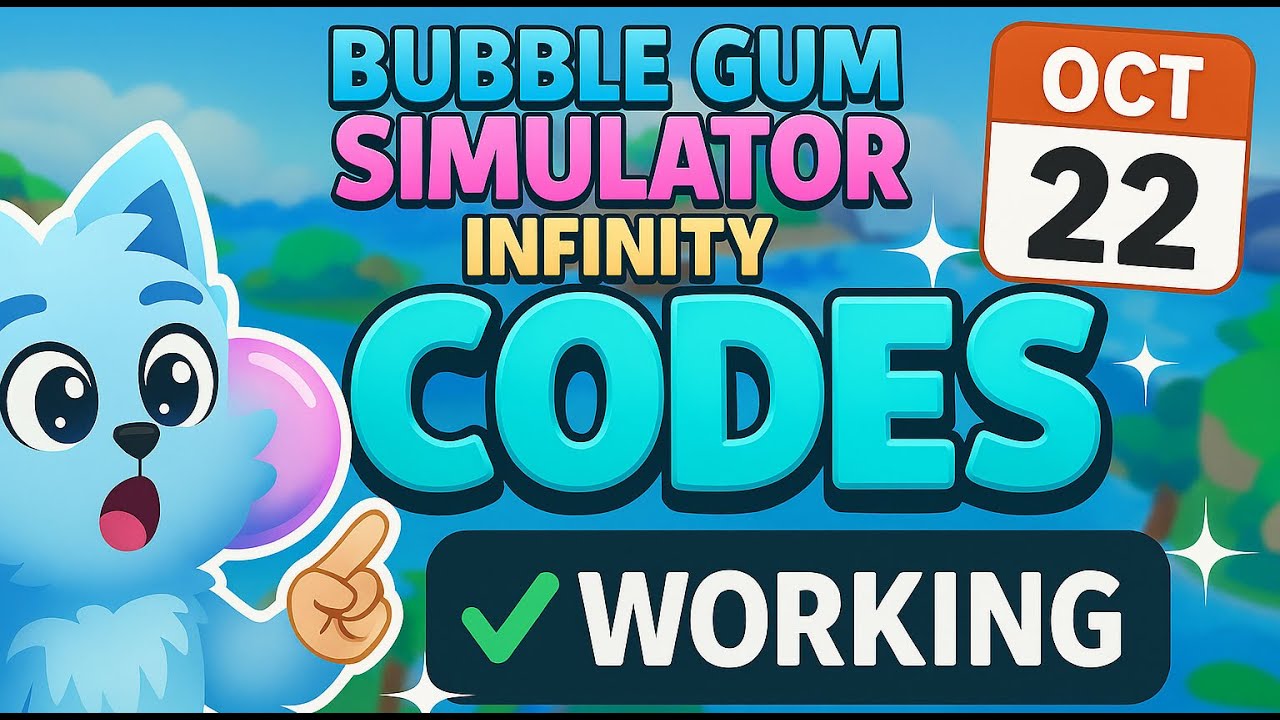 New Bubble Gum Simulator INFINITY Codes October 22, 2025! - YouTube
