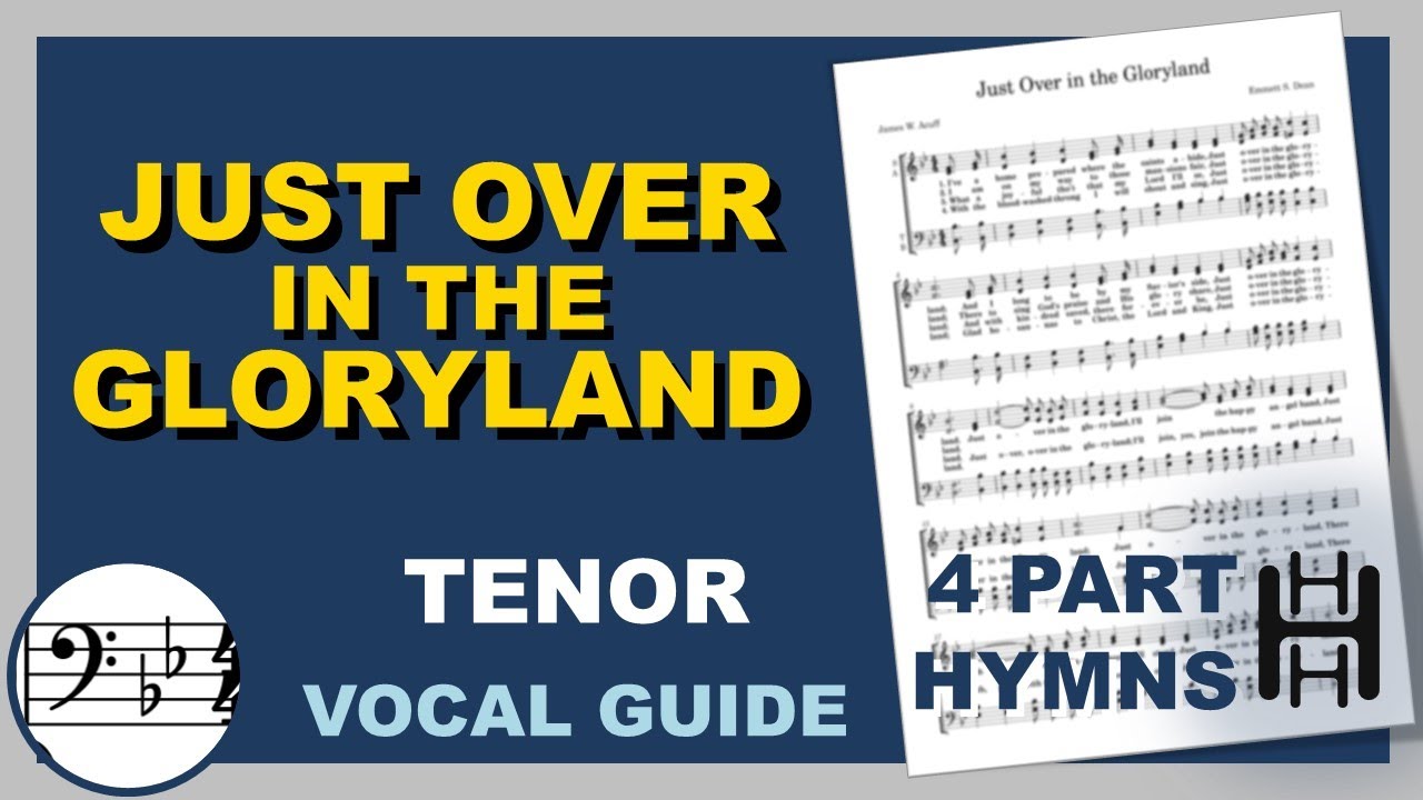 Just Over in the Gloryland Tenor Bb Major - YouTube