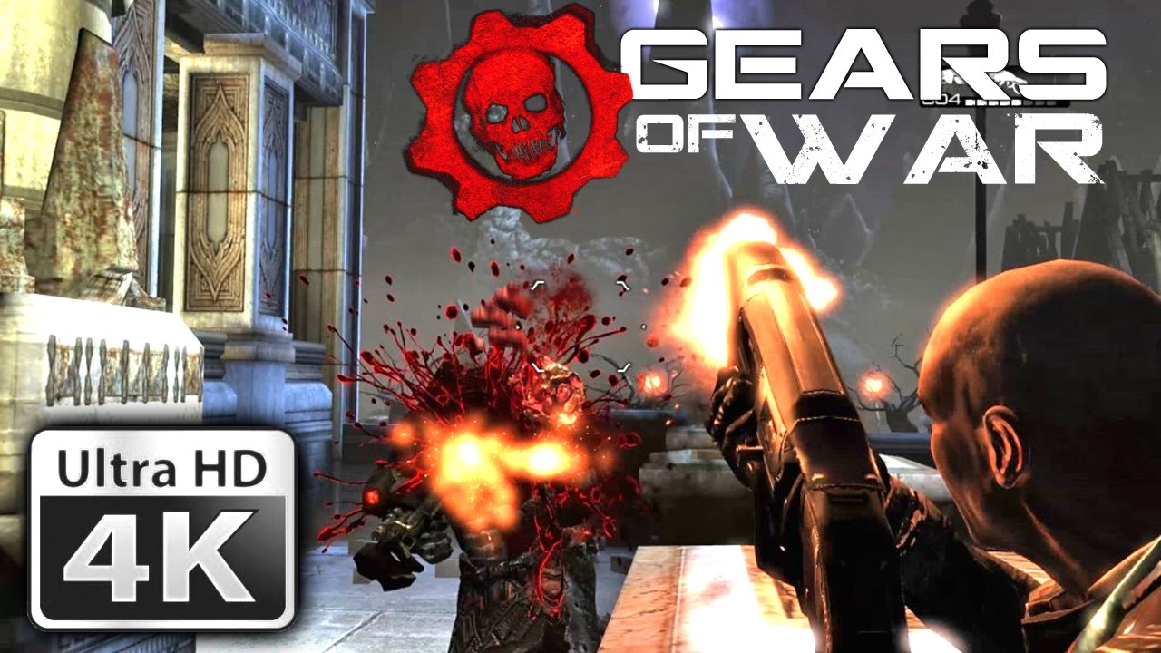 Gears of War PC Multiplayer in 4K On Gridlock Map Remake - YouTube