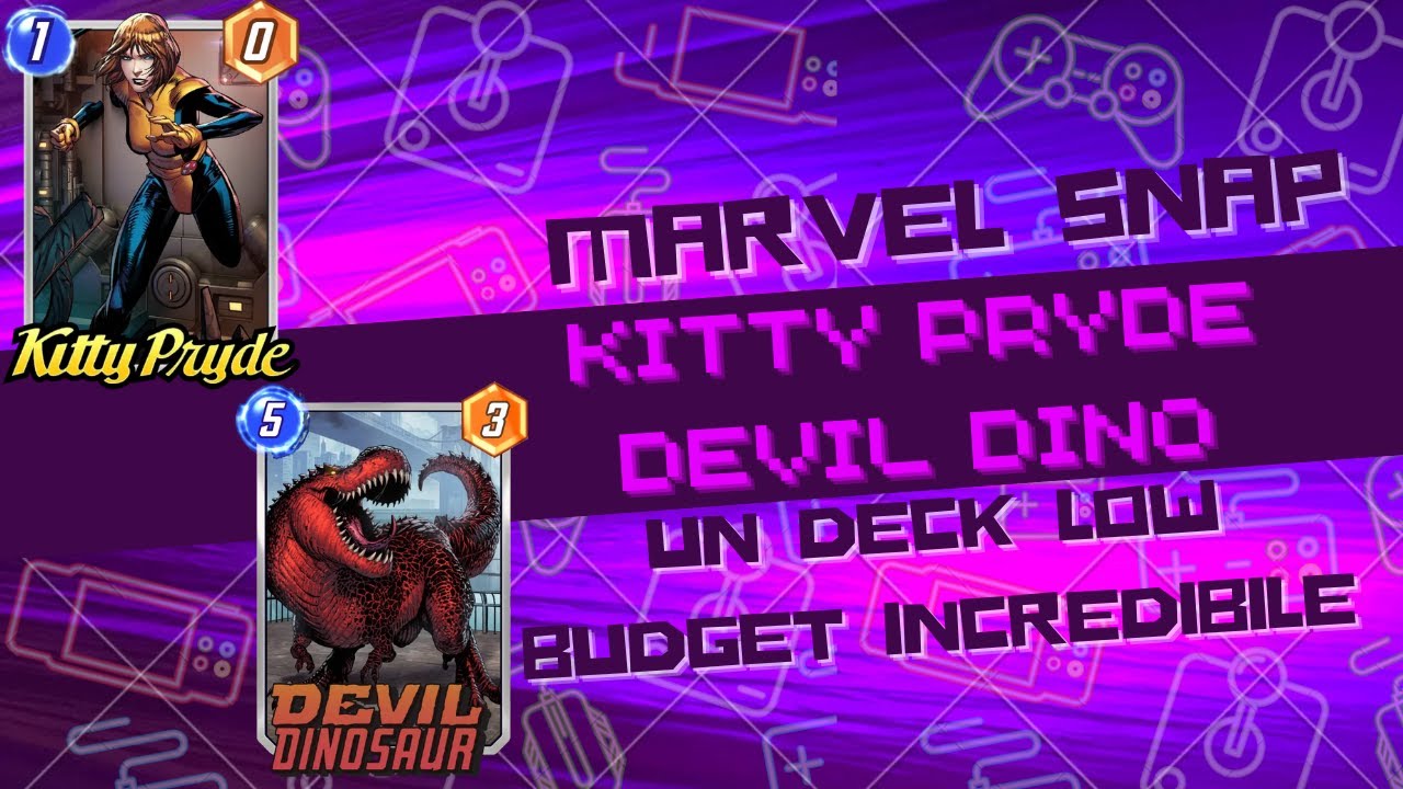 KITTY PRYDE DEVIL DINO un deck low budget incredibile | DECK MARVEL ...