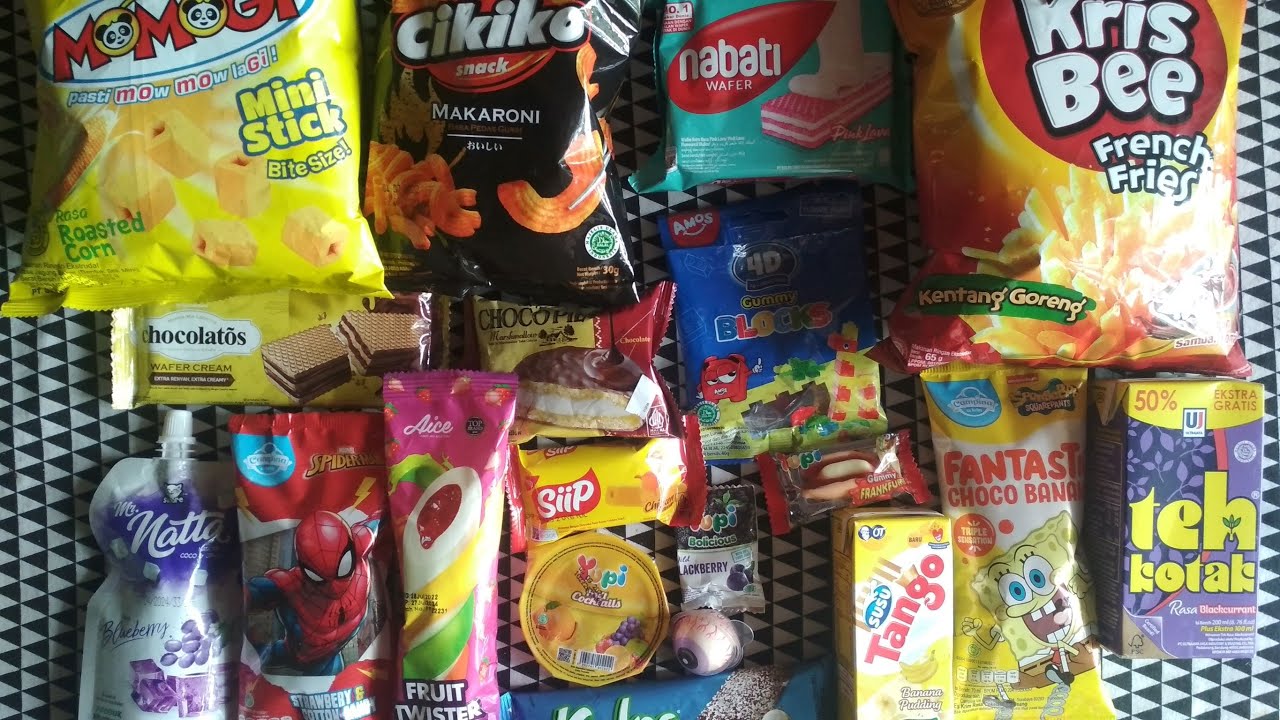Menemukan Jajan Yupi Es Krim Spiderman Permen Susu Tango Wafer Nabati ...