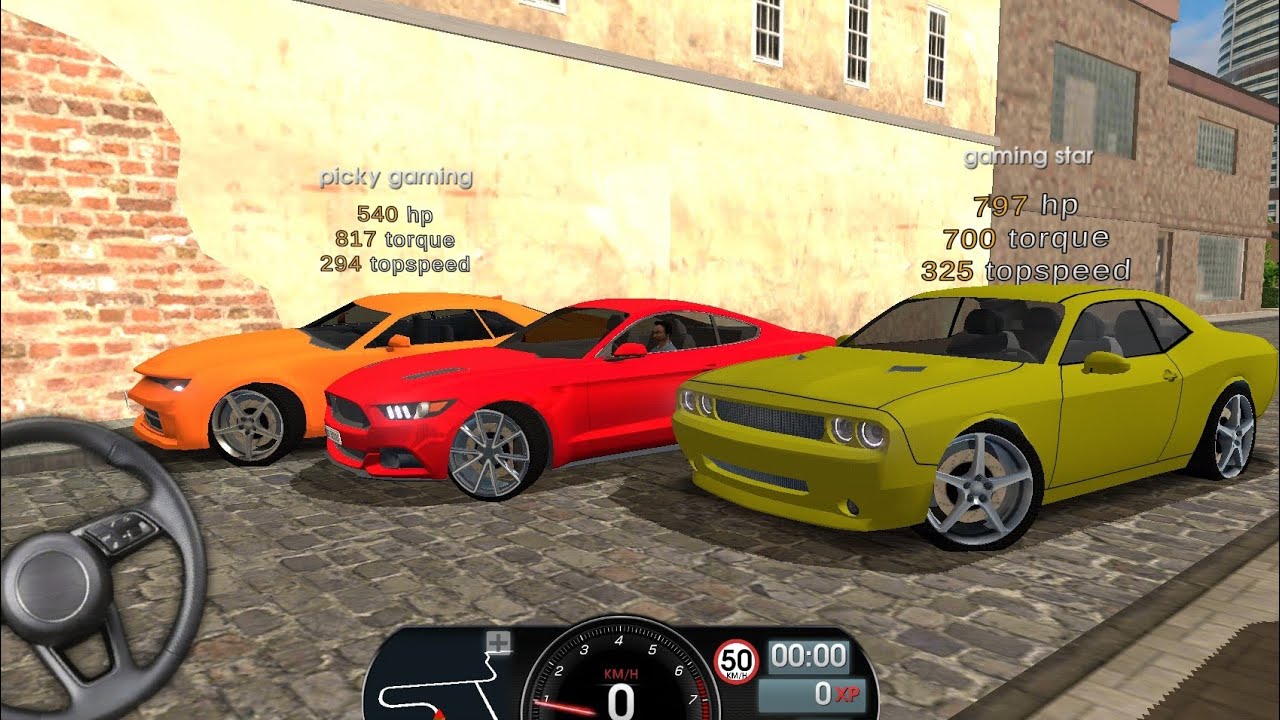 Ford mustang GT & Dodge Challenger SRT hellcat & Chevrolet Camaro ...
