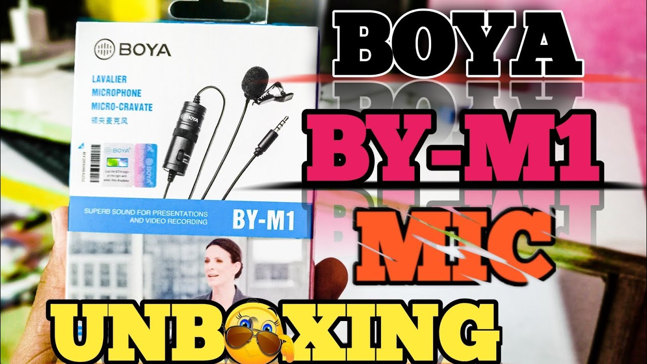 My New BOYA BY M1 Mic//BOYA BY M1 MIC UNBOXING and review - YouTube