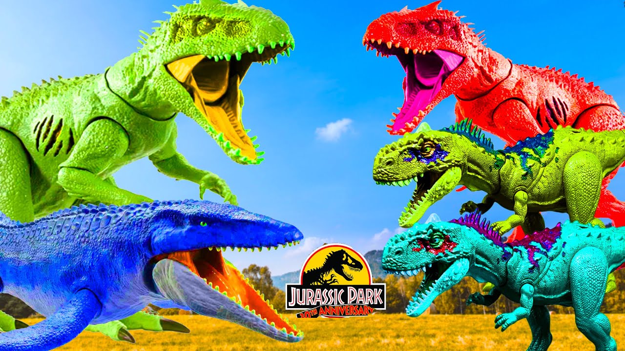 🔴Dinosaurus!! Jurassic World Dominion: MEGA T-rex, Carnotaurus ...