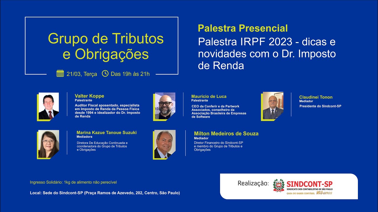 IRPF 2023 - Dicas e Novidades com o Dr. Imposto de Renda - YouTube