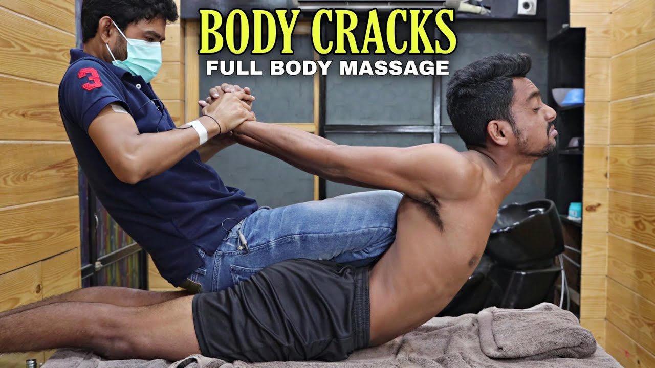 Full Body Massage with Epic Cracks | Head Massage | Neck Crack by The ...