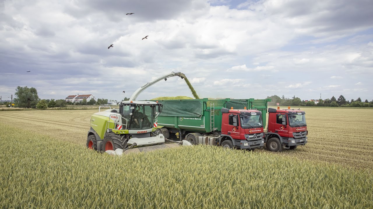 GPS Ernte 2022 mit einem Claas Jaguar 980 - YouTube