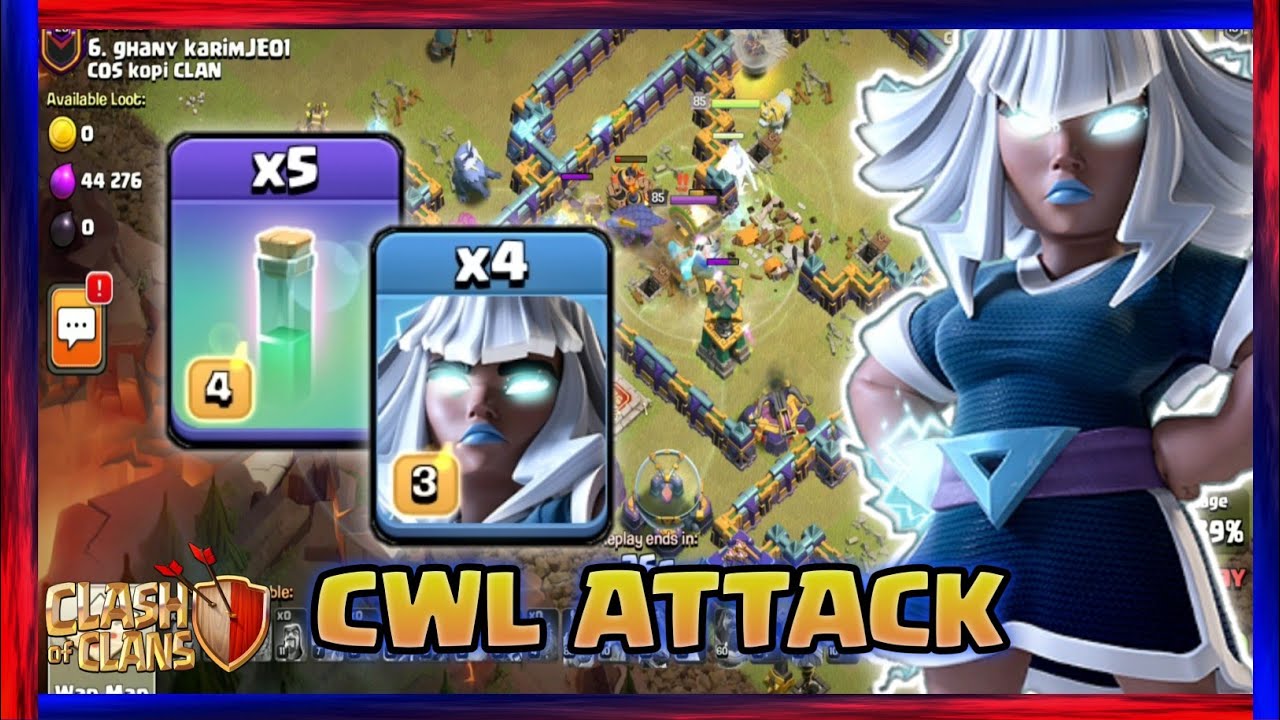 CWL ATTACK May 2023 - TH15 Electro TITAN SMASH Clash of Clans - YouTube