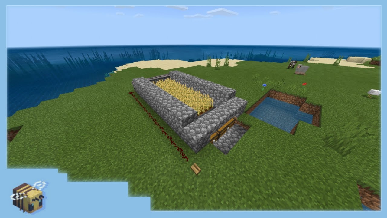How To Make Automatic Farm Machine in Minecraft - YouTube