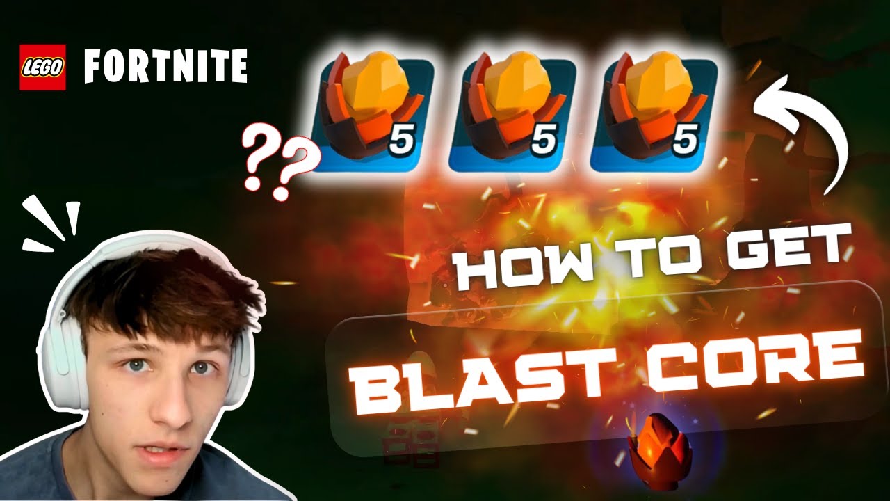 How to get Blast Core in Lego Fortnite - YouTube